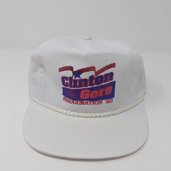 nissin | Accessories | Vintage Clinton Gore 993 Innaguration Hat | Poshmark